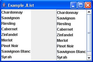 Getting The Selected Items In A Jlist Component List Swing Jfc Java