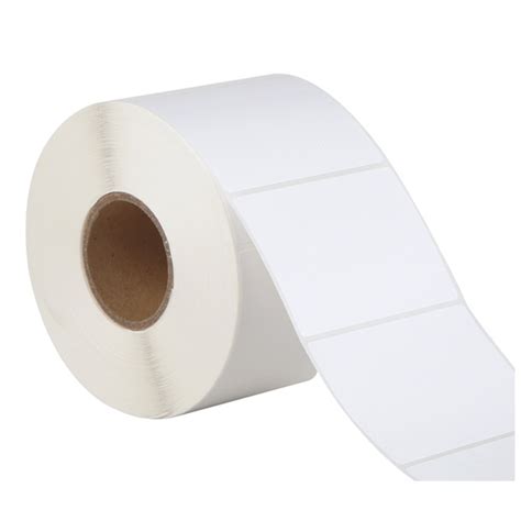 75mm X 60mm Self Adhesive Direct Thermal Blank Labels 500 Roll
