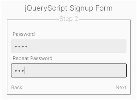 Creating A Modern Multi Step Form With Jquery And Css Free Jquery