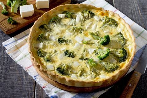 Recette Tarte Au Brocolis Et La Feta Marie Claire