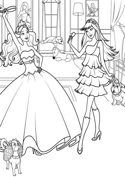 Pin By Renata On Barbie Coloring Barbie Coloring Barbie Coloring