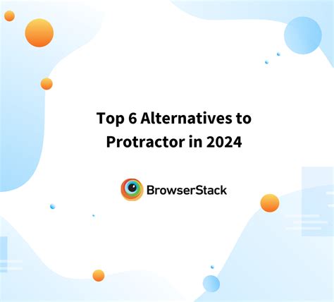 Top Alternatives To Protractor In Browserstack