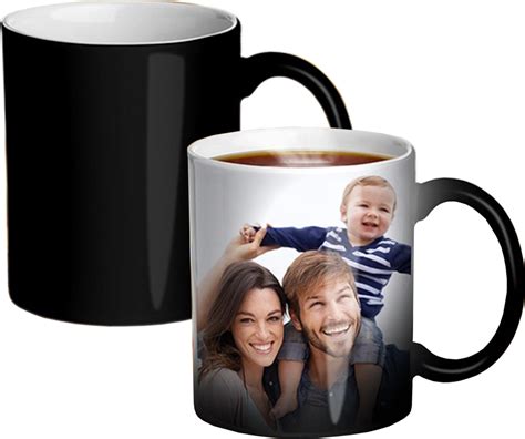 Black Mug Clear Cup Drinkware PNG Image