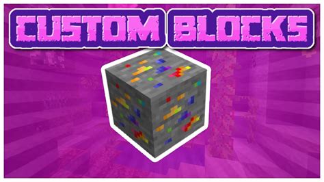 Custom Blocks In Minecraft YouTube