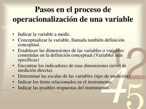 Ppt Variables Operacionalizaci N Powerpoint Presentation Id