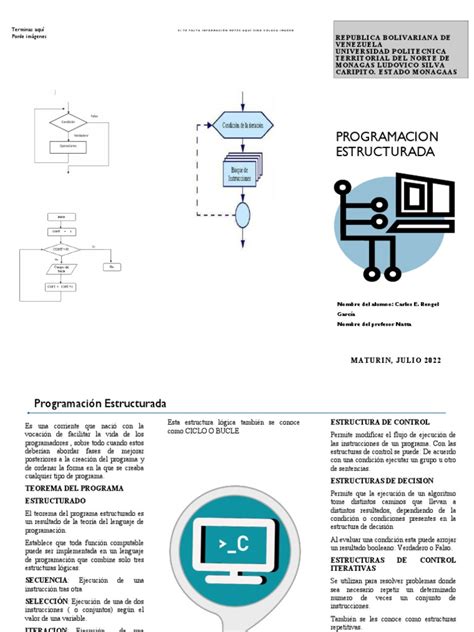 triptico programacion estructurada pdf lenguaje de programación flujo de control
