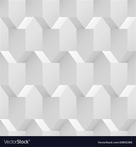 Seamless Geometric Texture 3d Background Vector Image