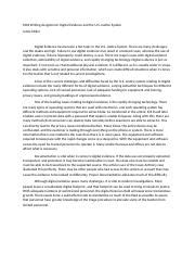 M Writing Assignment Digital Forensics Docx M Writing Assignment