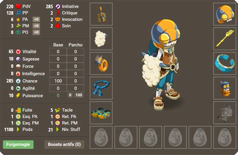 DOFUS Temporis 7 Les Meilleurs Stuff Eau Tout Niveau Gamosaurus