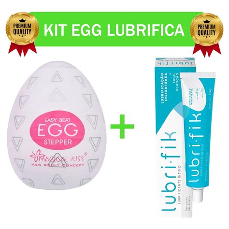 Kit Egg Lubrifik Ovo Masturbador Masculino Lubrificante Lubrifik K