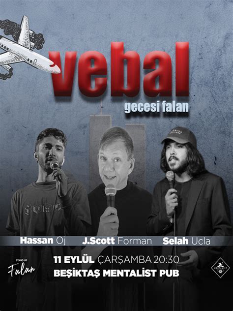Vebal Gecesi Falan Stand Up Biletleri Biletinial