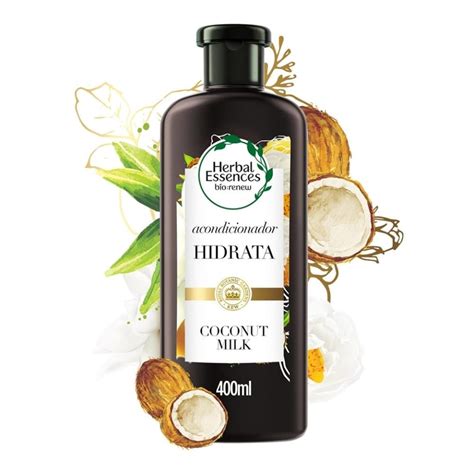 Acondicionador Herbal Essences bío renew hydrate coconut milk 400 ml