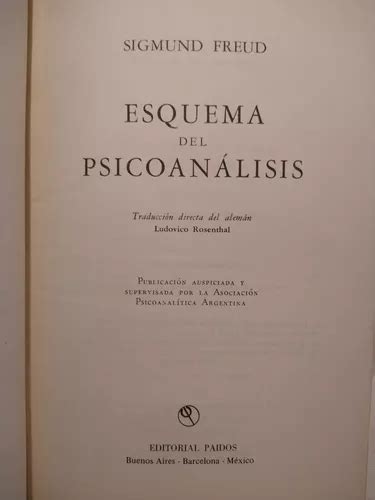 Esquema Del Psicoan Lisis Sigmund Freud Paid S En Venta En San Isidro