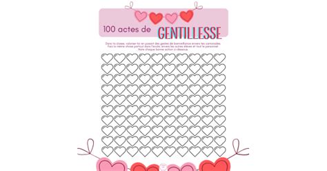Actes De Gentillesse Coeur