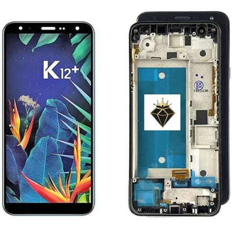 Tela Touch Display Frontal C Aro Preto LG K12 plus X420bmw Frete grátis