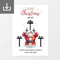 Personalisierbares Geldgeschenk Design NIX für Weihnachten Wedding