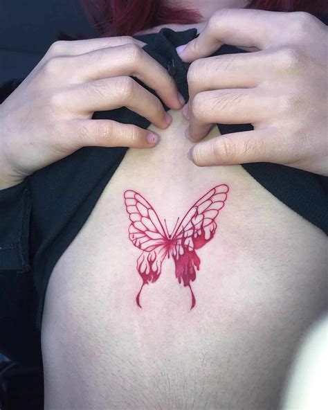 Discover More Than 75 Red Ink Tattoos For Females Latest In Cdgdbentre