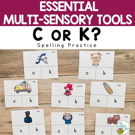 Initial C Or K Free Spelling Activities For Orton Gillingham