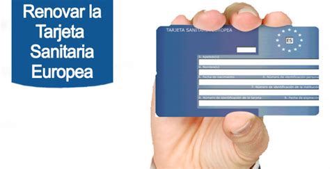 Guía para la Renovación de la Tarjeta Sanitaria Europea