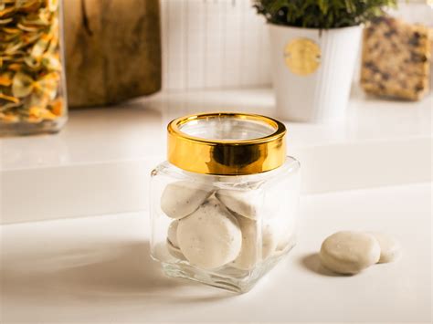 POJEMNIK SZKLANY KWADRATOWY Z CZARNĄ POKRYWKĄ 500ML hurtownia