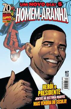 AToupeira Panini Apresenta O Encontro Entre Homem Aranha E Barack Obama