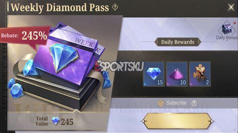 Moonton Can Withdraw Stack Weekly Diamond Pass Mobile Legends ML