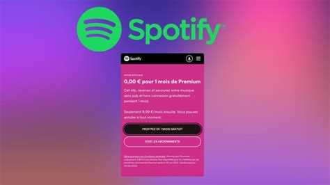Spotify Offre Mois Gratuit Son Abonnement Premium Pour Les Anciens