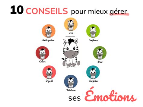 Our 10 tips to manage your emotions Suivez le Zèbre