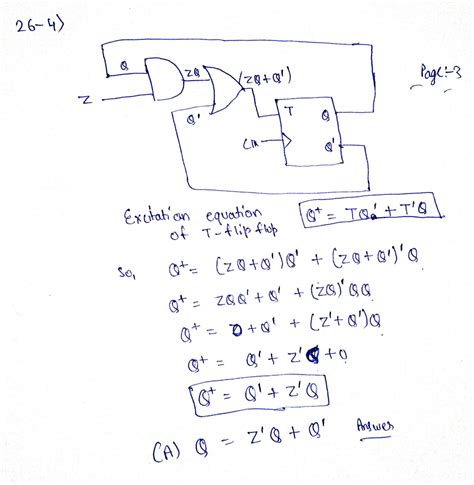 [solved] 26 1 analyze the following sequential circuit and complete course hero