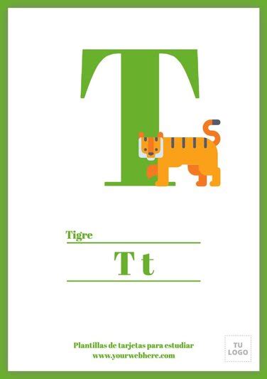 Plantillas de Tarjetas Didácticas para estudiar