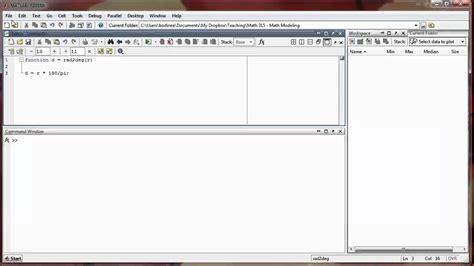 matlab m files 02 function files part 1 youtube