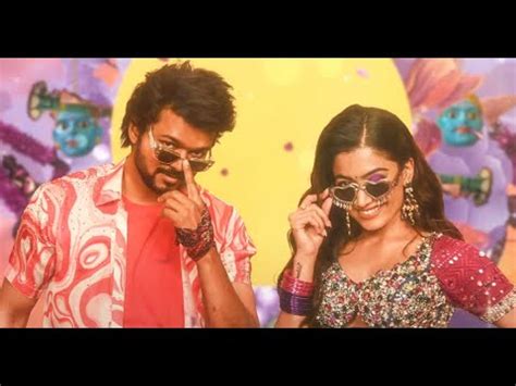 Ranjithame Varisu Lyric Song Tamil Thalapathy Vijay Youtube