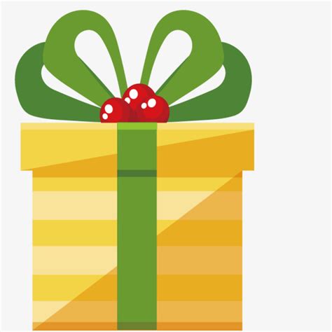 Vector De Presentes De Natal Caixa De Presente A Forma Pintados à Mão