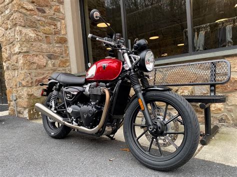 2023 Triumph Speed Twin 900 Chrome Edition Red Hopper 48 OFF