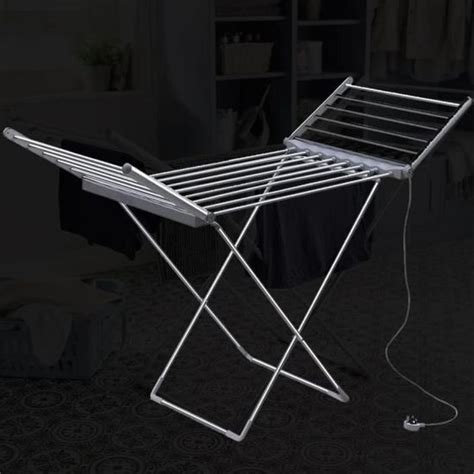 Ehskzjh Séchoir À Linge Chauffant Pliable Étendoir Chauffant