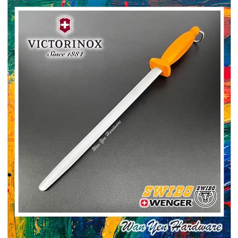 Victorinox Swibo Oval Butcher Sharpening Steel Pengasah Pisau