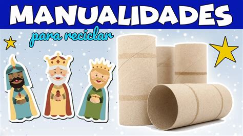 Portal De Bel N Reciclado Con Tubos De Papel Higi Nico Reyes Magos