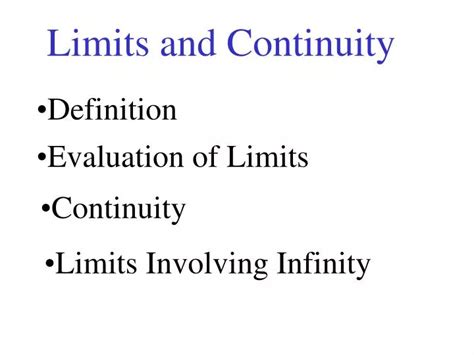 ppt limits and continuity powerpoint presentation free download id 183093