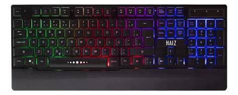 Teclado Gamer Led Rgb Tecla Ghost Luminoso Neon Usb Hz Cor De