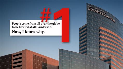 MD Anderson Cancer Center Is No 1 In The Nation For Cancer Care YouTube