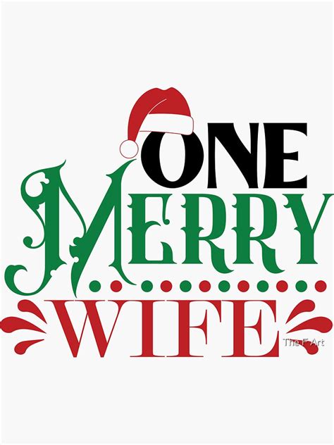 One Merry Wife Essential Sticker For Sale By Ahmedchiib Redbubble
