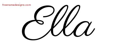 Ella Archives Free Name Designs
