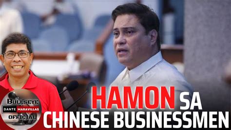 Zubiri HINAMON Ang Mga Chinese Businessmen Sa Bansa YouTube