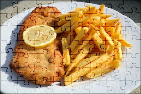 Puzzle Poisson Et Frites Gratuit Jspuzzles