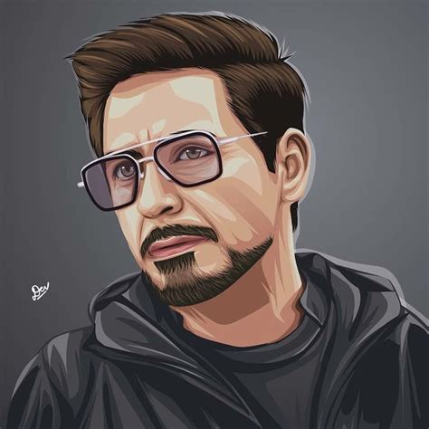 Rdj Is Love Iron Man Painting Tony Stark Art Iron Man Art