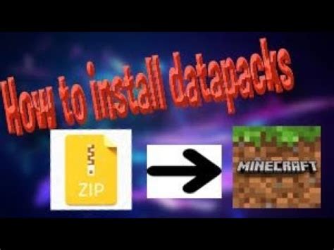 How To Install Datapacks To Minecraft YouTube