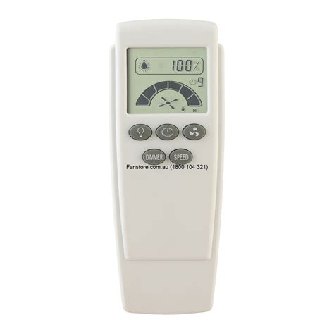 BRILLIANT LIGHTING CEILING FAN LCD REMOTE CONTROL KIT TEMPEST TEMPO