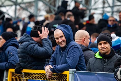 Hutnik Ruch Chorzów Kibice na meczu w Nowej Hucie Goście