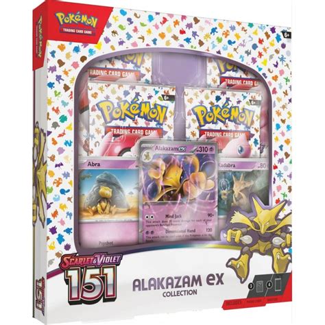 PREORDER Pokémon TCG Scarlet and Violet 151 Alakazam ex Collection Box