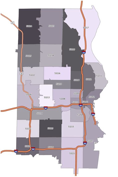 Zip Code Map Of Milwaukee Draw A Topographic Map The Best Porn Website